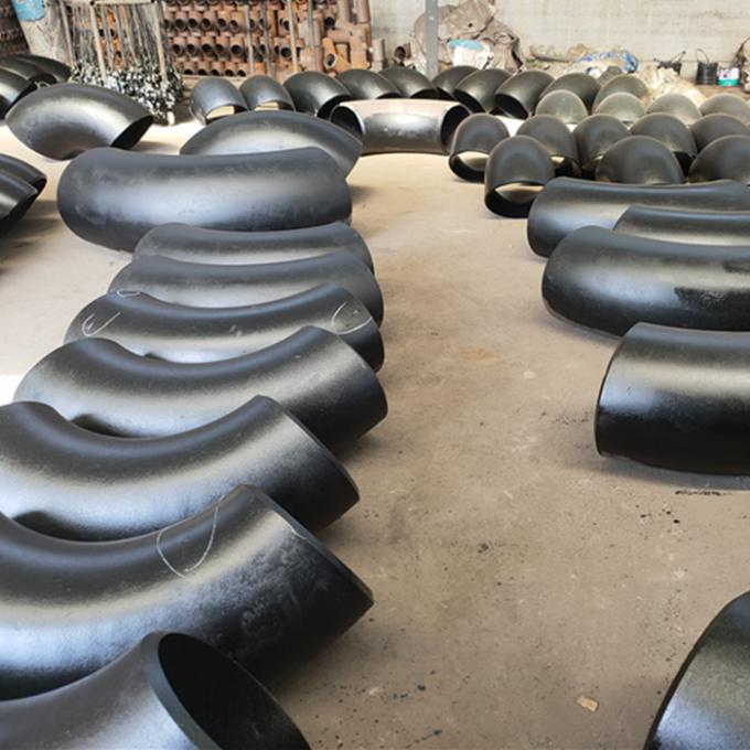 Dn15 - Dn600 Lr Carbon Steel Elbow 90 Derajat Seamless Sch 40 Hot Pushing